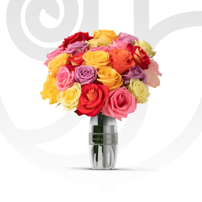 Mixed Colored Roses - BuyFlowers